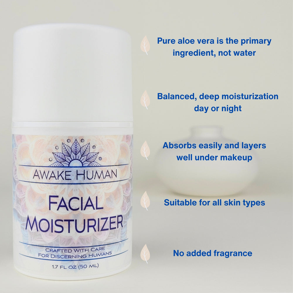 Facial Moisturizer - Unscented - Awake Human